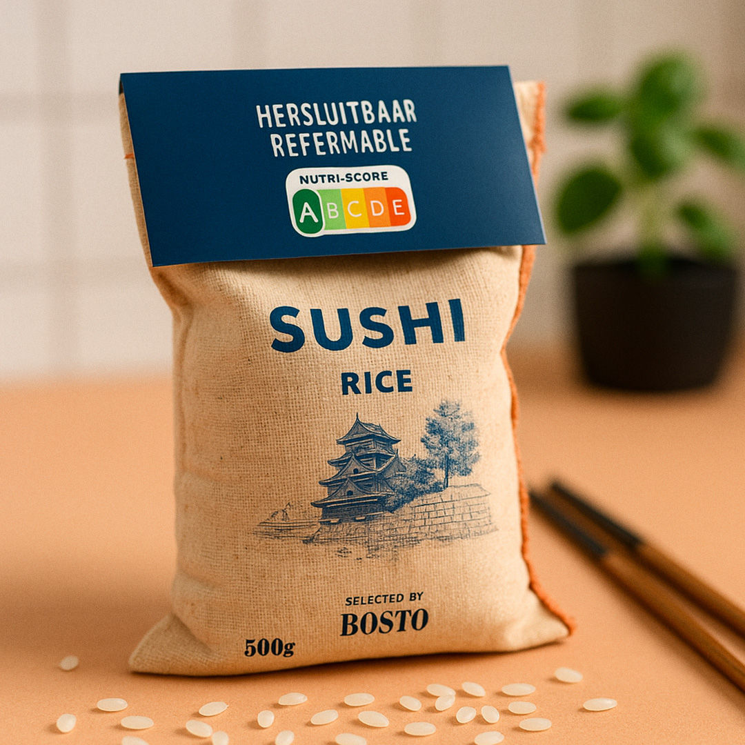 Japanse rijst maki met zalm - Bosto